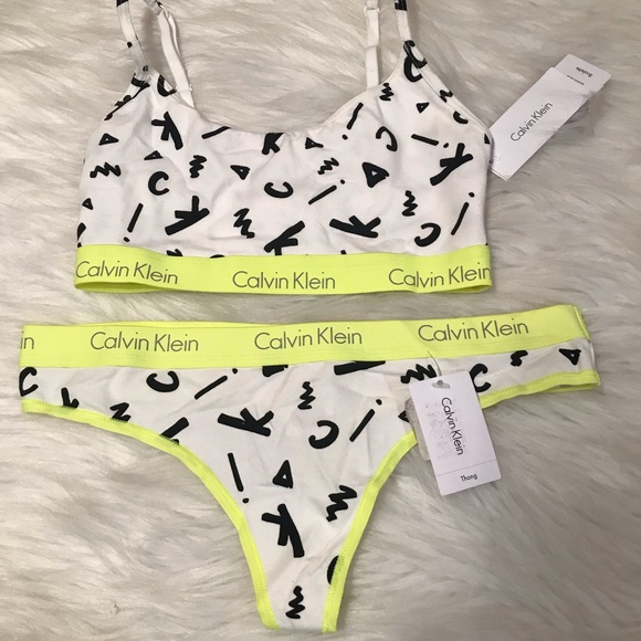 Calvin Klein | Intimates & Sleepwear | Calvin Klein Bralette And Panty ...